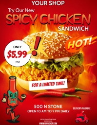 food Template | PosterMyWall