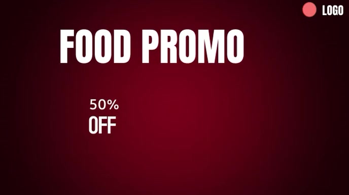 Fast Food Discount Promotion video Template | PosterMyWall