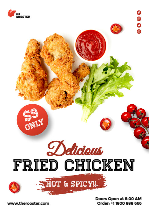 Fast food flyer Template | PosterMyWall