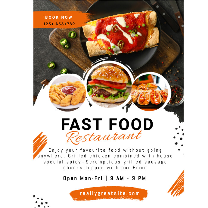 Fast Food Instagram story Template | PosterMyWall