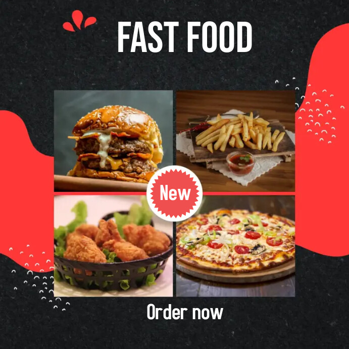Copy of Fast food point | PosterMyWall