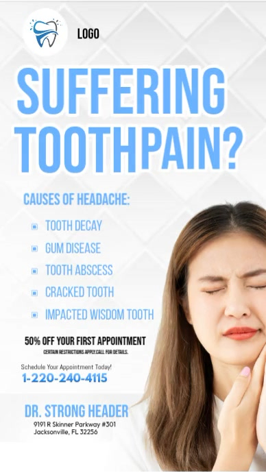 Fast Relief From Tooth Pain Template | PosterMyWall