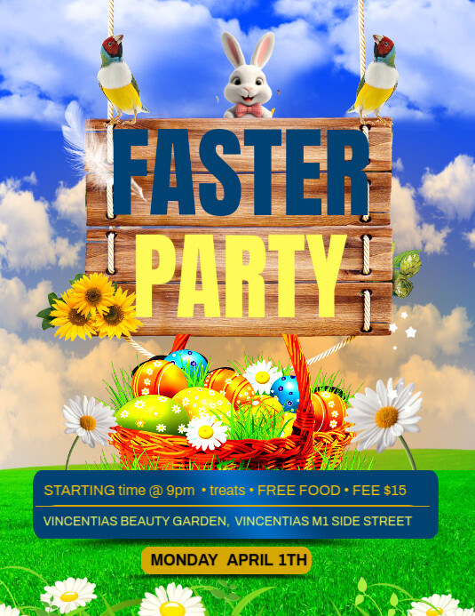 Faster Party Flyer Template | PosterMyWall