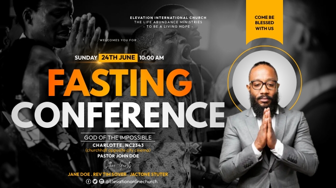 fasting & prayers flyer Template | PosterMyWall