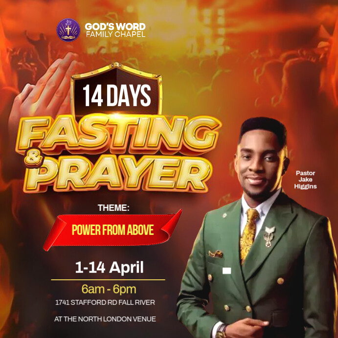 fasting and prayer Template | PosterMyWall