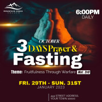 Prayer and fasting Template | PosterMyWall