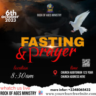 fasting and prayer flyer TEMPLATE (1) | PosterMyWall