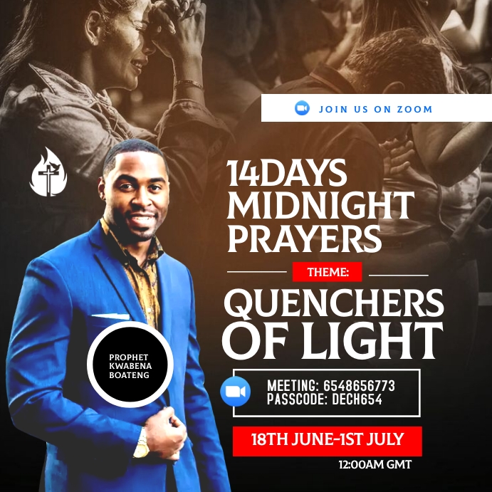 Fasting and Prayers Church Flyer Template | PosterMyWall