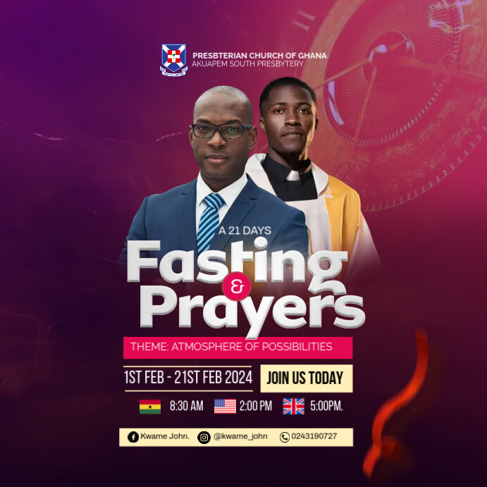 Fasting and Prayers Template | PosterMyWall