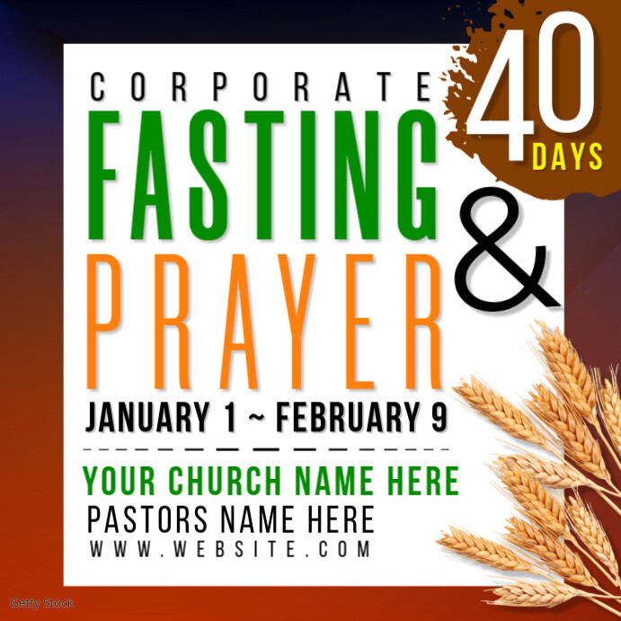 fasting Template | PosterMyWall