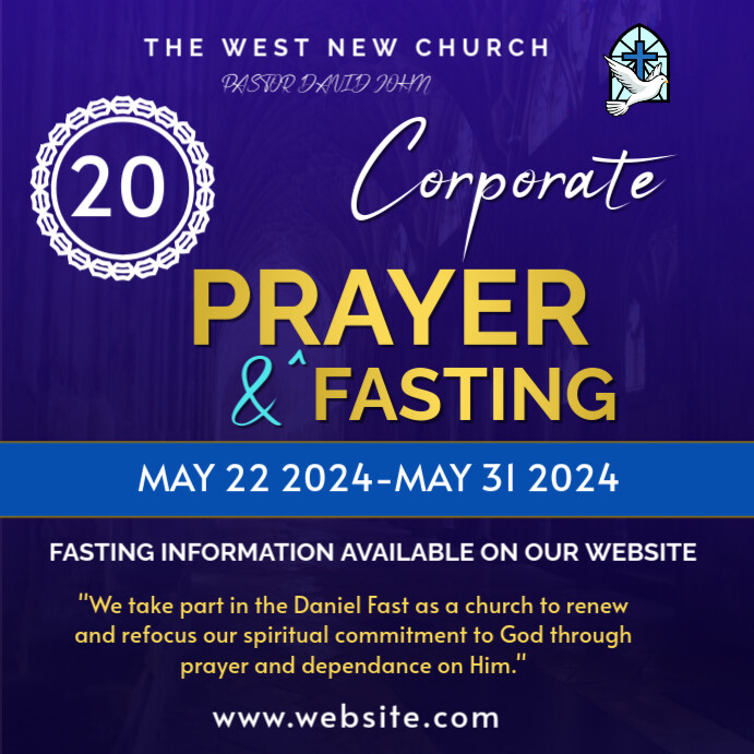 Fasting Template | PosterMyWall