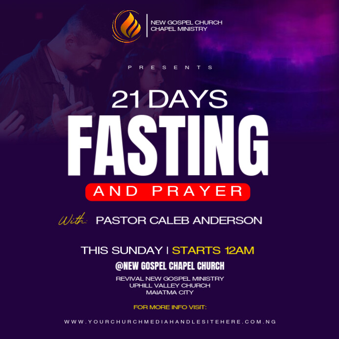 Plantilla de Fasting flyer | PosterMyWall