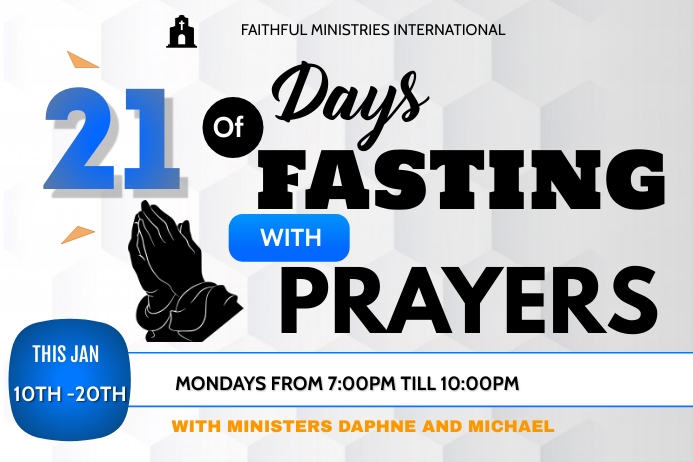 fasting flyers Template | PosterMyWall