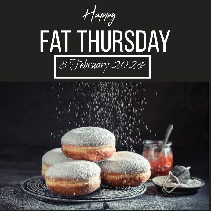 Plantilla de Fat Thursday Instagram post | PosterMyWall
