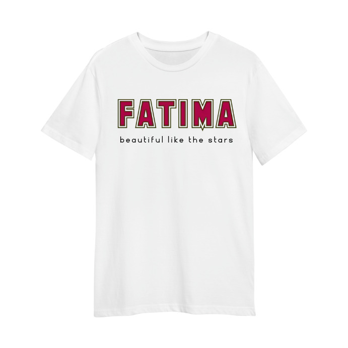 Copy of Fatema tshirt calligraphy png | PosterMyWall