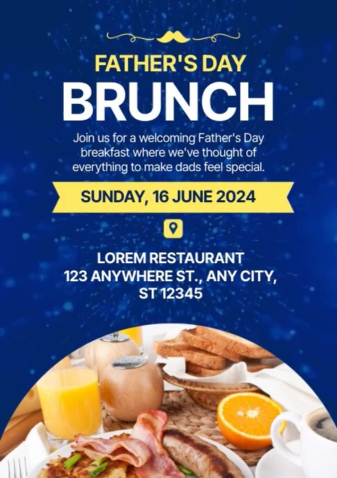 Copy of Father's Day Brunch | PosterMyWall