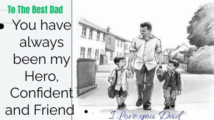 Copy of Father's Day, Dad's Joy | PosterMyWall