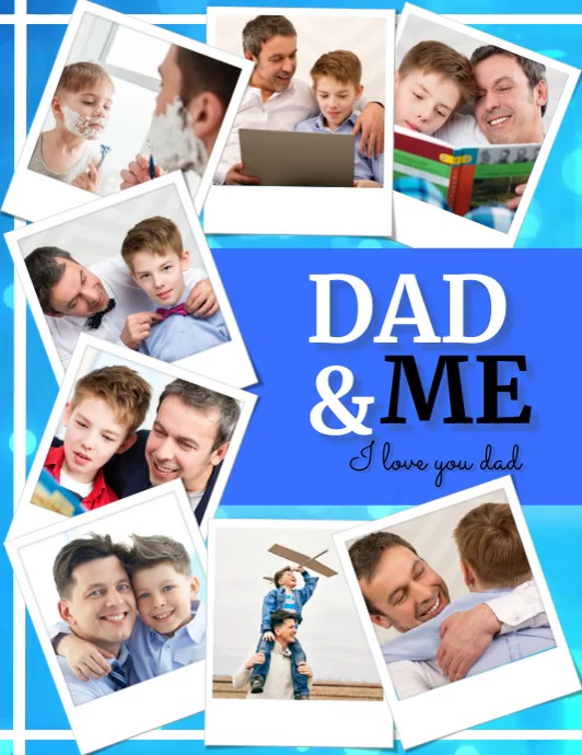 Father's Day, Dad & Me Template | PosterMyWall