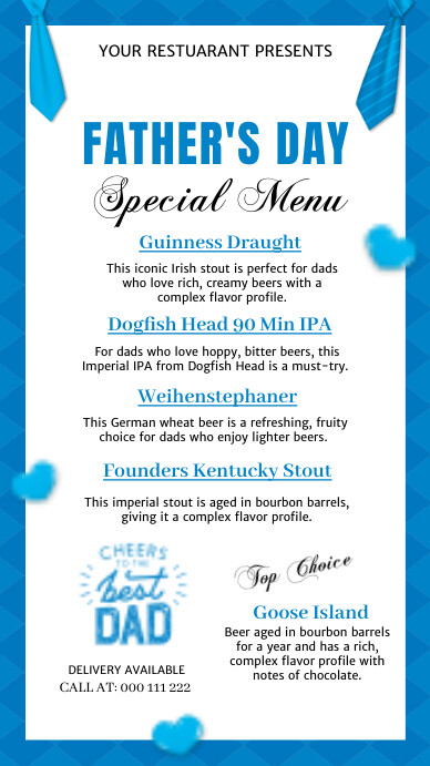 Father's day, event, party Template | PosterMyWall