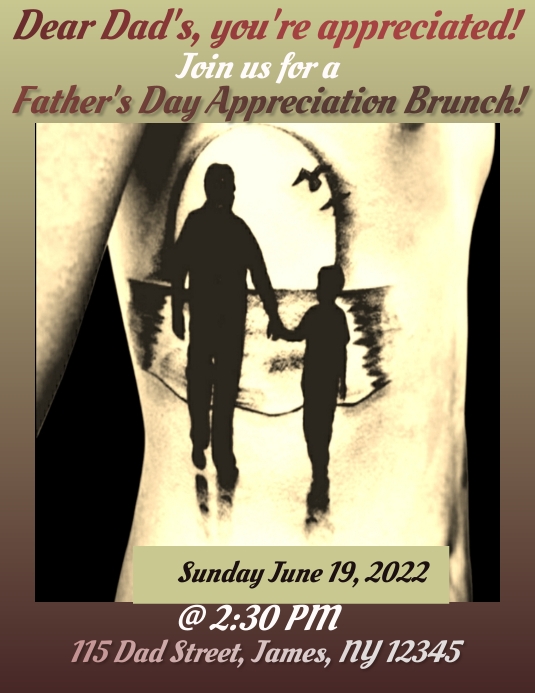 FATHER'S DAY 2022 Template | PosterMyWall
