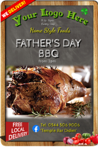Fathers Day BBQ Template | PosterMyWall