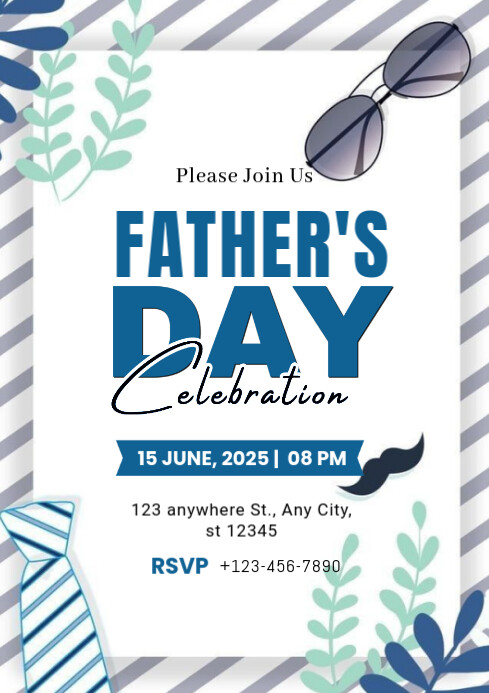 Father's day celebration Template | PosterMyWall