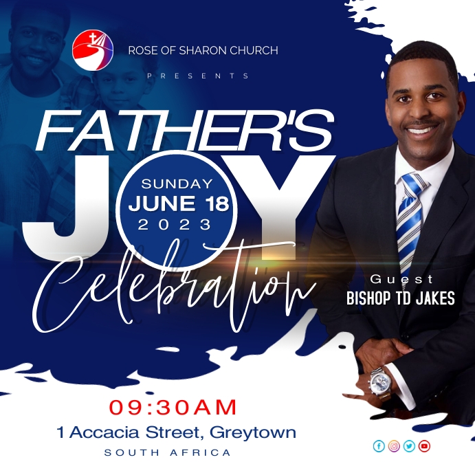 Father's day celebration Template | PosterMyWall