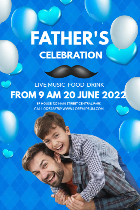 Father's Day Celebration Template | PosterMyWall