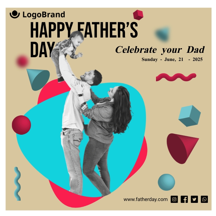 Father's Day Celebration Template | PosterMyWall