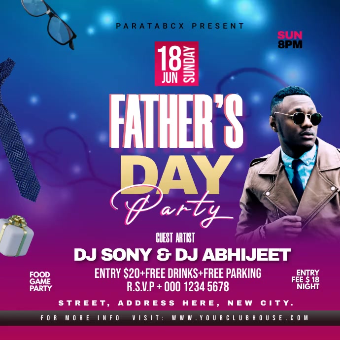 Copy Of Father s Day Celebration PosterMyWall copy-of-father-s-day-celebration-postermywall
