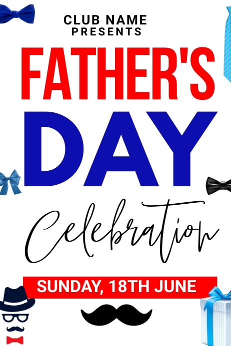 Copy of father's day celebration | PosterMyWall