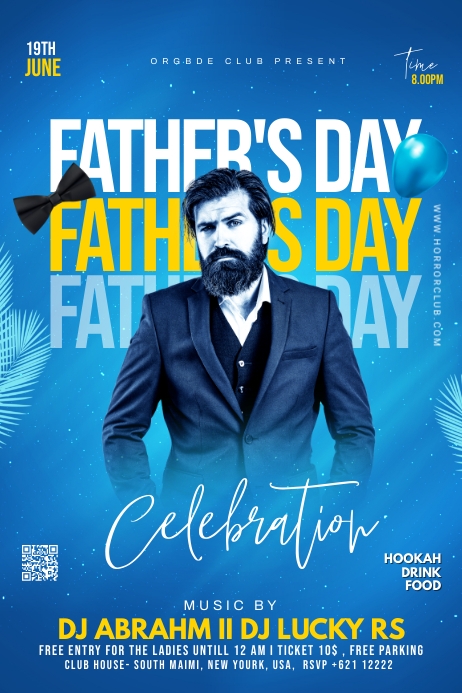 Father's Day Celebration Template | PosterMyWall