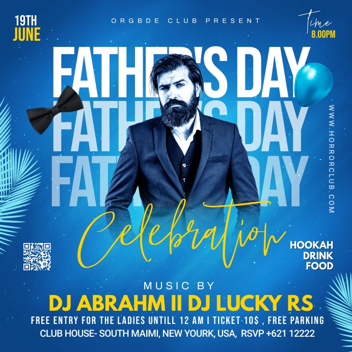 Father's Day Celebration Template | PosterMyWall