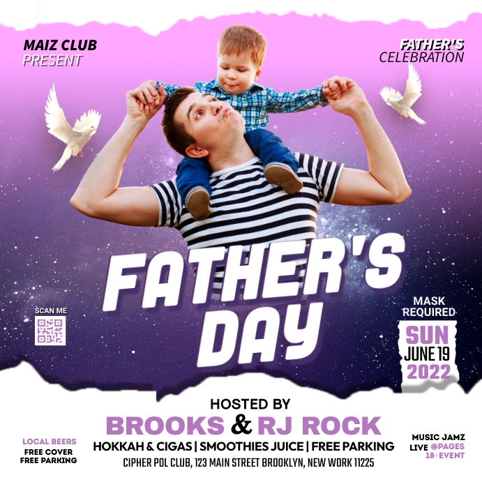 Father's Day Celebration Template | PosterMyWall