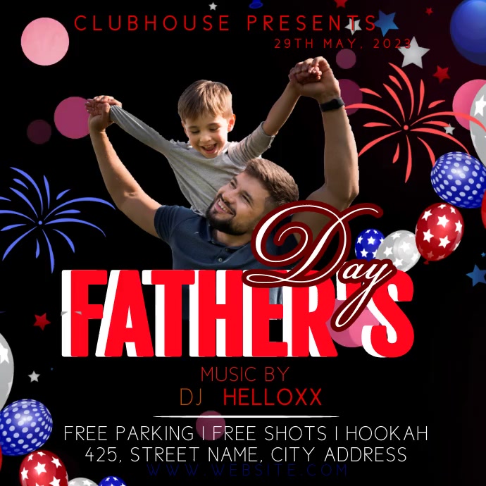 Father's day celebrations Template | PosterMyWall