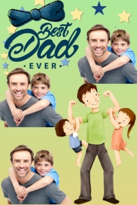 Father's Day Collage Template | PosterMyWall