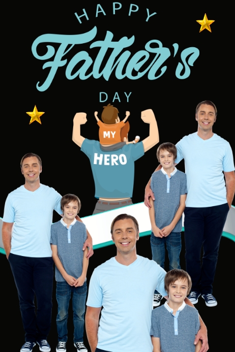 Father's Day Collage Template | PosterMyWall