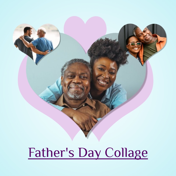 Father's Day Collage Template | PosterMyWall