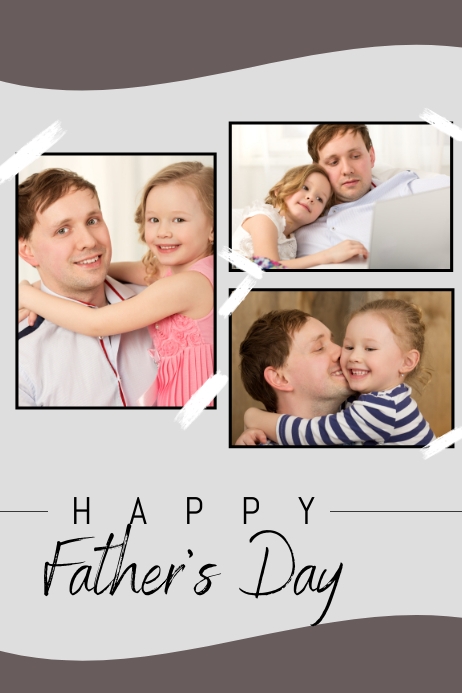 Father's Day Collage Template | PosterMyWall