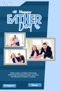 Father's Day collage Poster Template | PosterMyWall