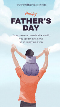 360+ Free Father's Day WhatsApp Status Templates | PosterMyWall