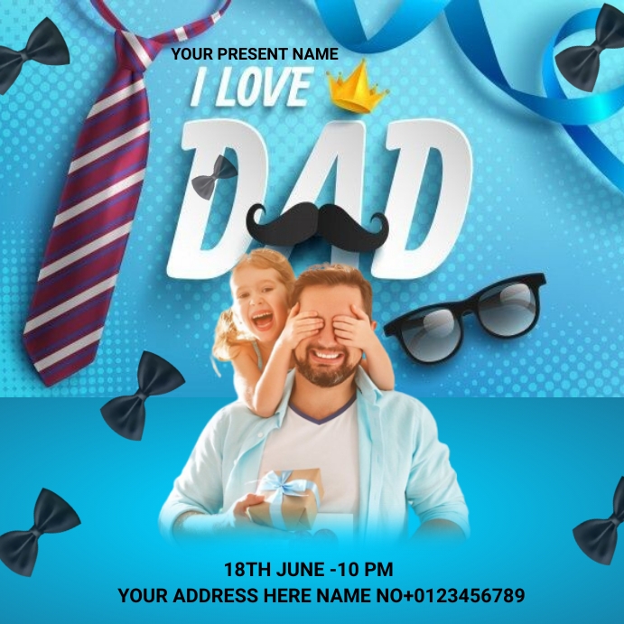 Father's day flyer poster Template | PosterMyWall