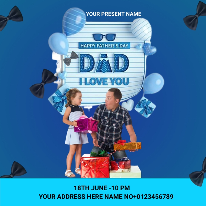 Father's day flyer poster Template | PosterMyWall