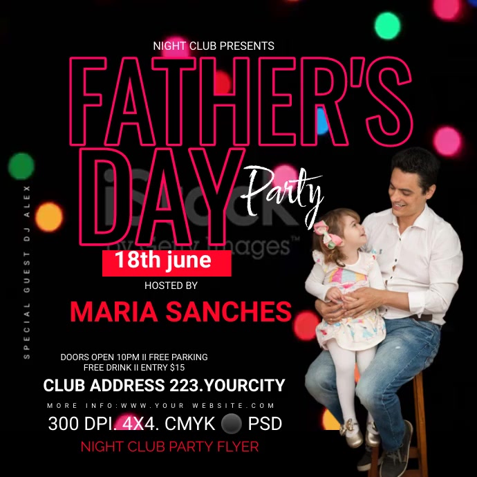 Father's day flyer poster Template | PosterMyWall