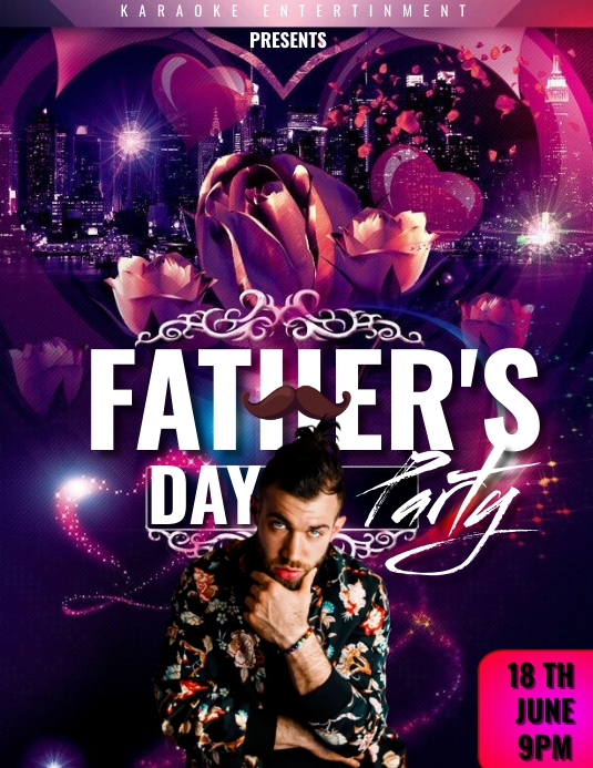 Father's day flyer poster Template | PosterMyWall