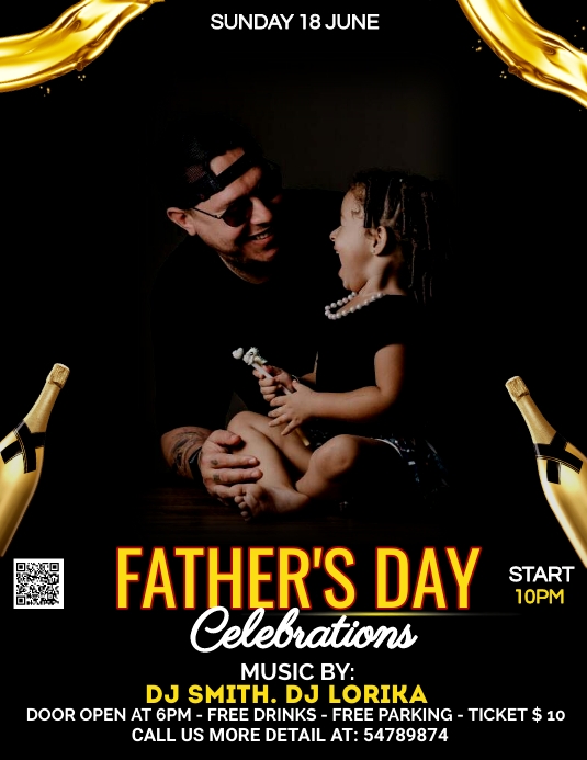 Father's Day flyer template (1) | PosterMyWall