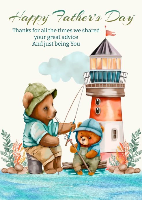 Father's Day Greeting Card Template | PosterMyWall