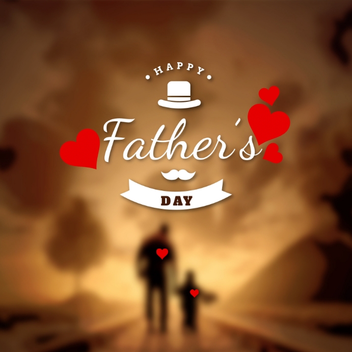 Copy of Father's day Heart | PosterMyWall