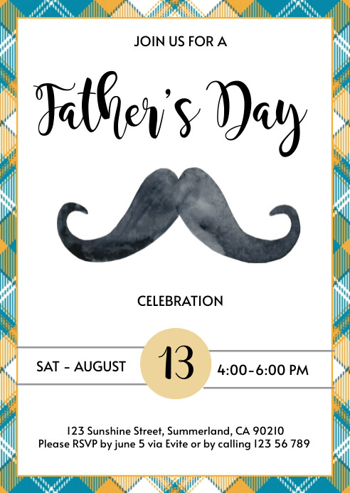 Father's Day Invitation Template | PosterMyWall