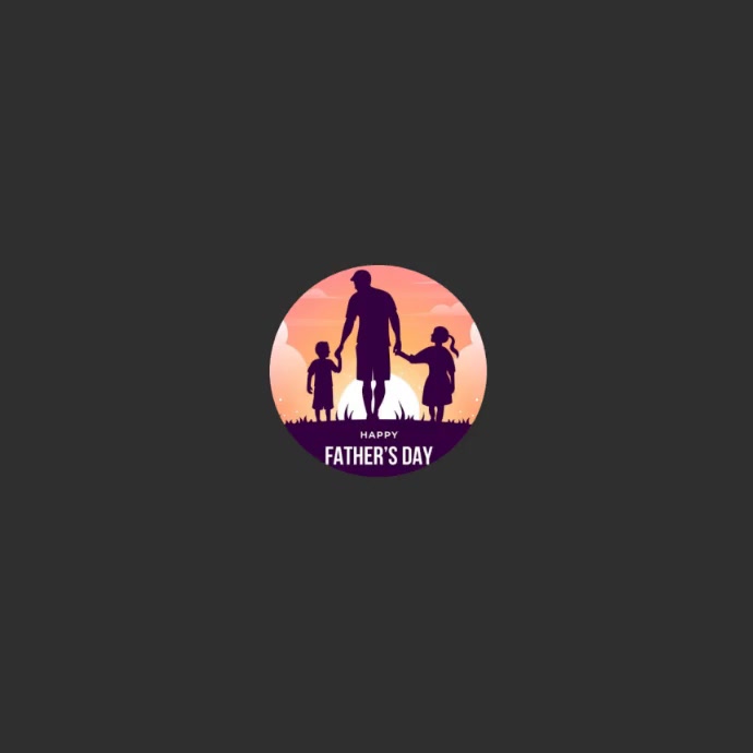 Father's day logo Template | PosterMyWall